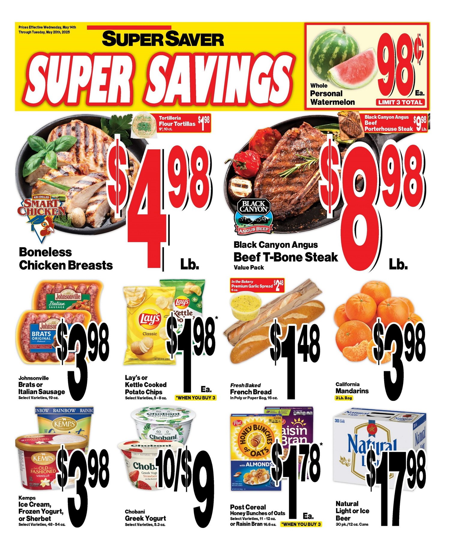 Super Saver Weekly Ad May 14 – May 20, 2025