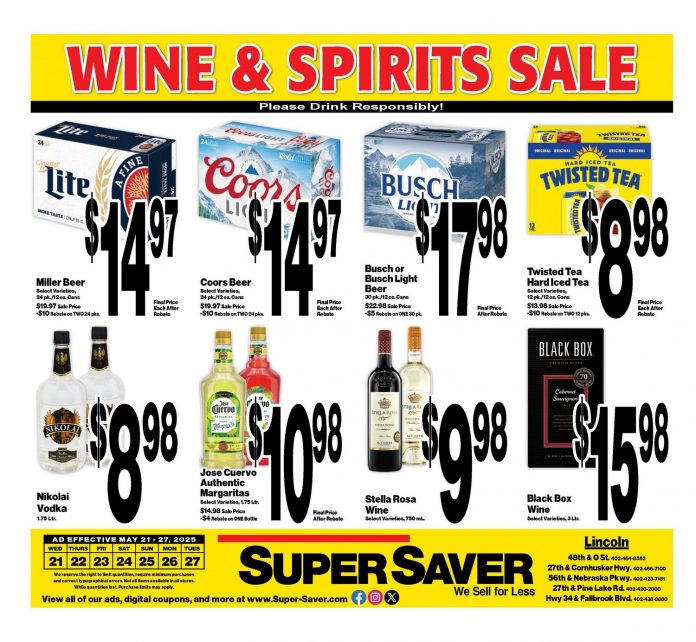 Super Saver Weekly Ad May 21 – May 27, 2025 (Memorial Day Promotion ...
