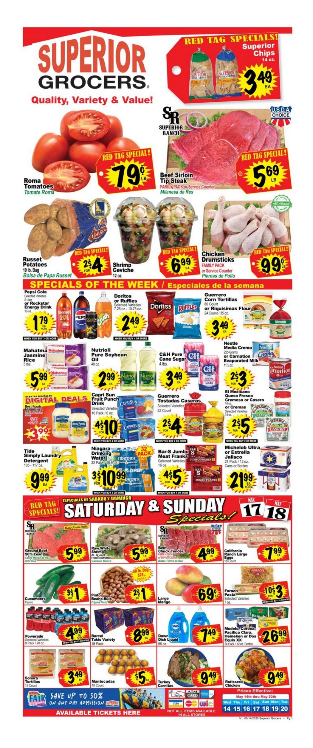 Superior Grocers Weekly Ad May 14 – May 20, 2025