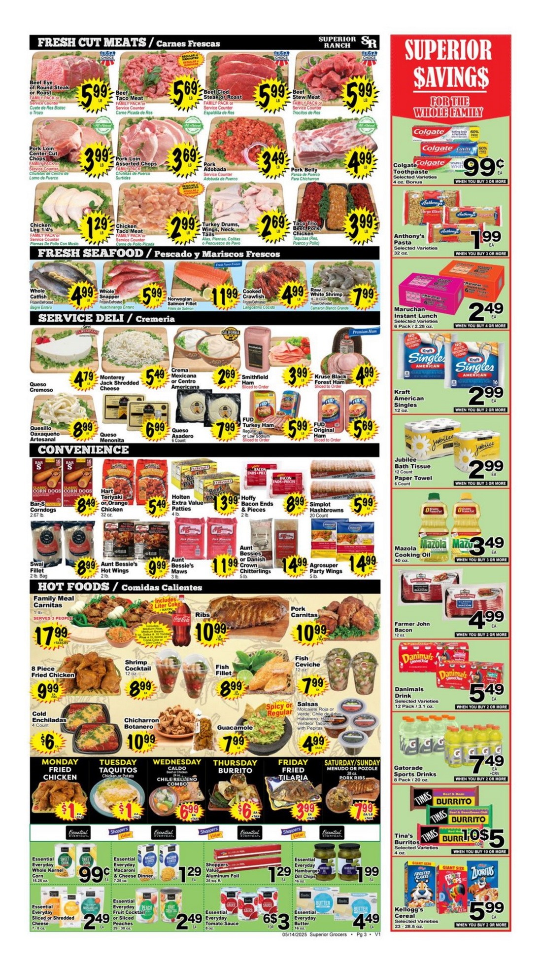 Superior Grocers Weekly Ad May 14 – May 20, 2025