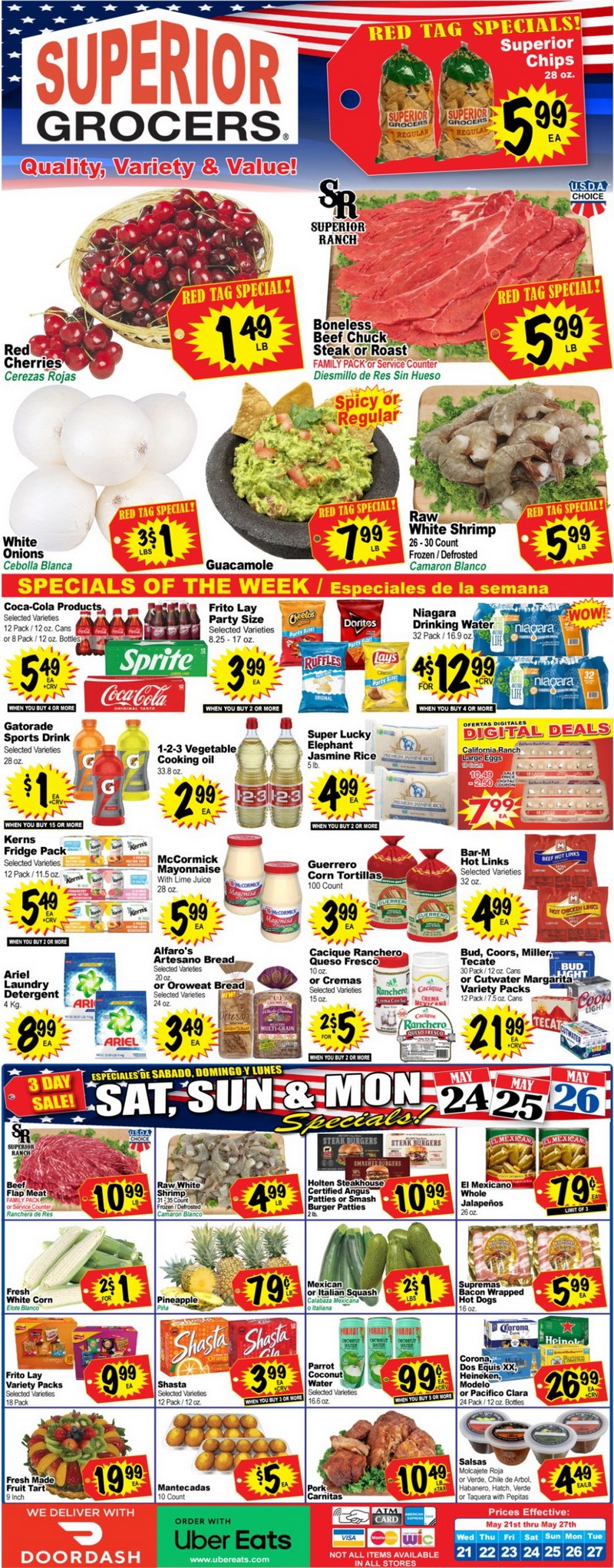 Superior Grocers Weekly Ad May 21 – May 27, 2025 (Memorial Day Promotion Included)
