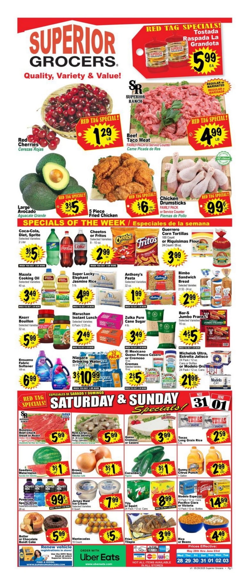 Superior Grocers Weekly Ad May 28 – Jun 03, 2025