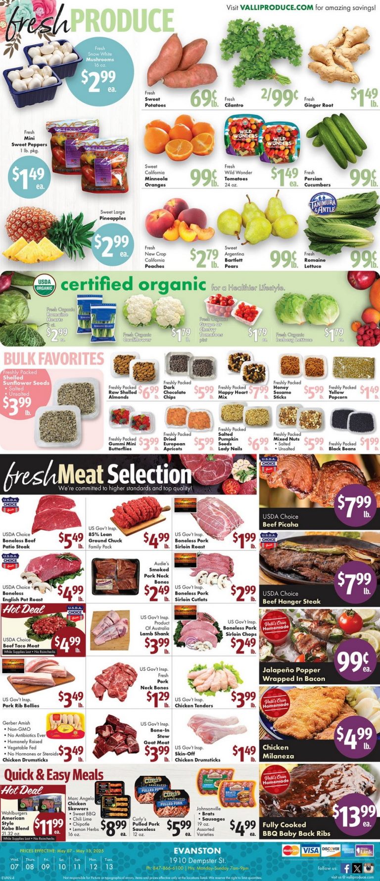 Valli Produce Weekly Ad May 07 – May 13, 2025 (Mother's Day Promotion ...