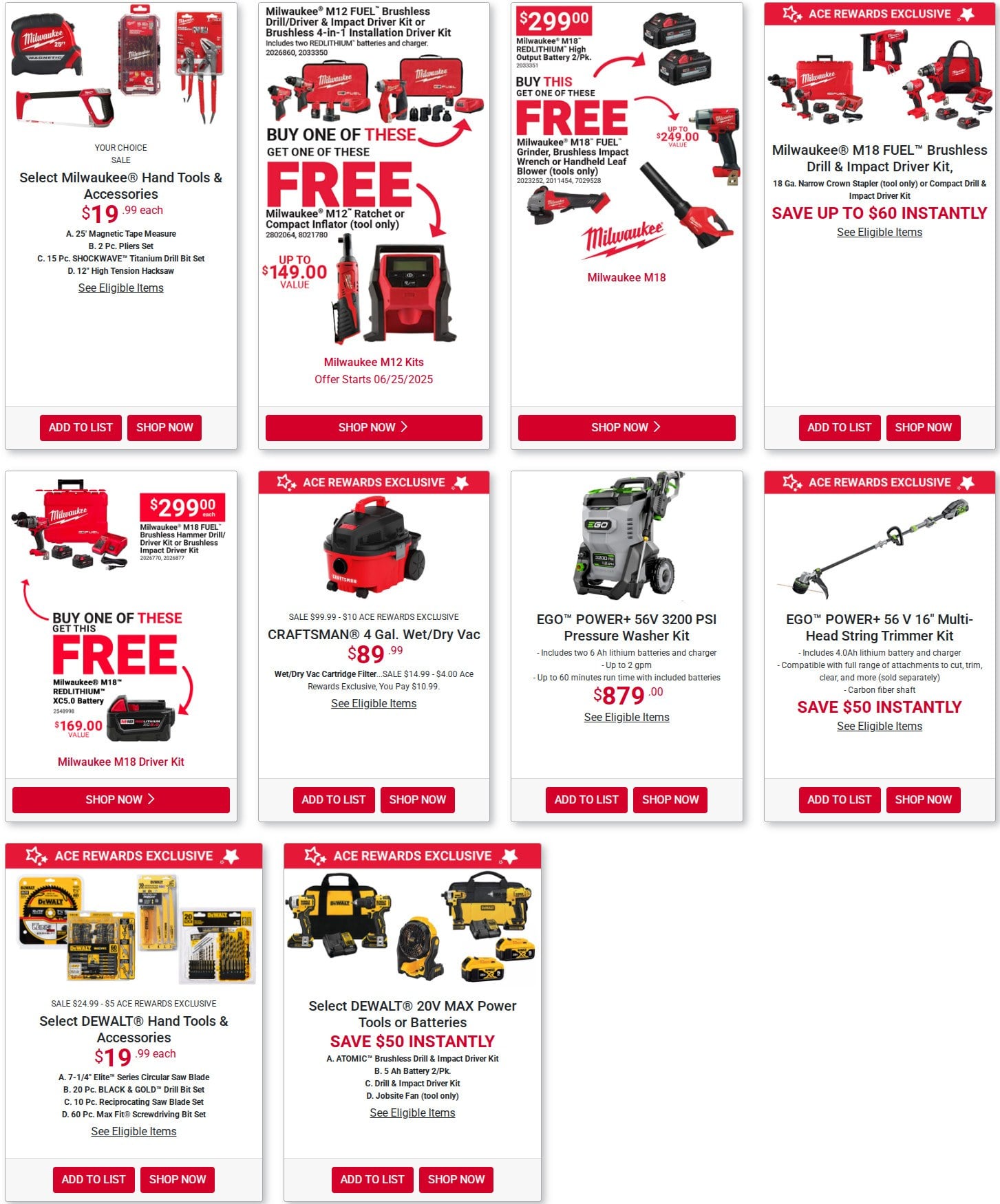 ACE Hardware Monthly Ad Jun 25 – Jul 31, 2025