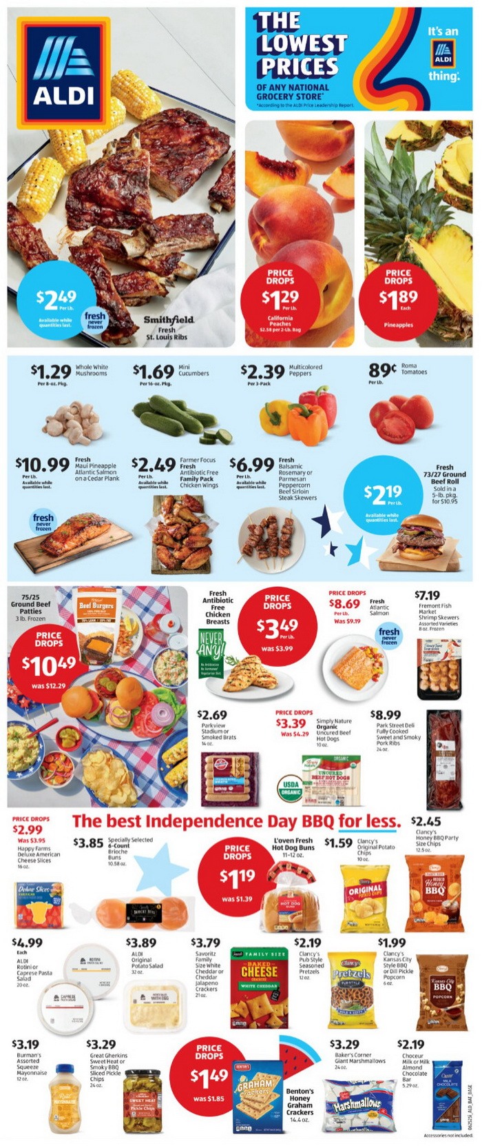 ALDI Weekly Ad Jun 25 – Jul 01, 2025 (Independence Day Promotion Included)
