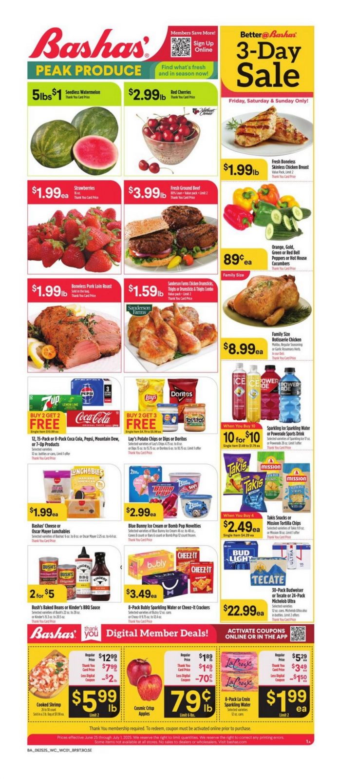 Bashas Weekly Ad Jun 25 – Jul 01, 2025