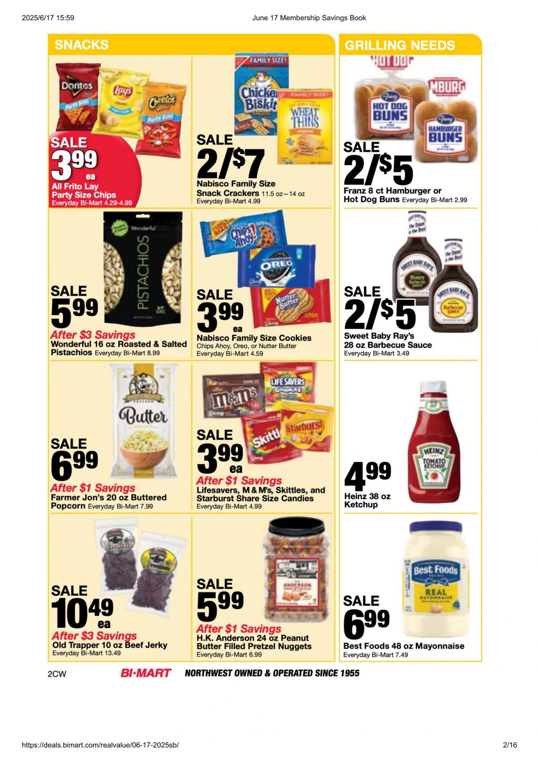 Bi-Mart Weekly Ad Jun 17 – Jul 07, 2025