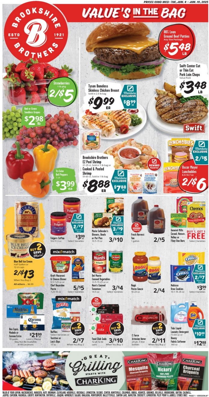 Brookshire Brothers Weekly Ad Jun 04 – Jun 10, 2025