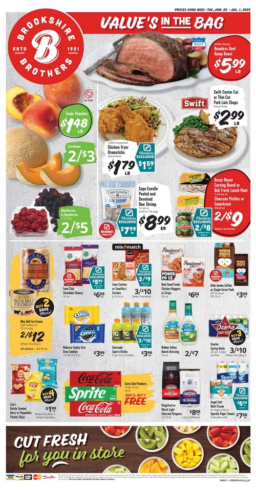 Brookshire Brothers Weekly Ad Jun 25 – Jul 01, 2025