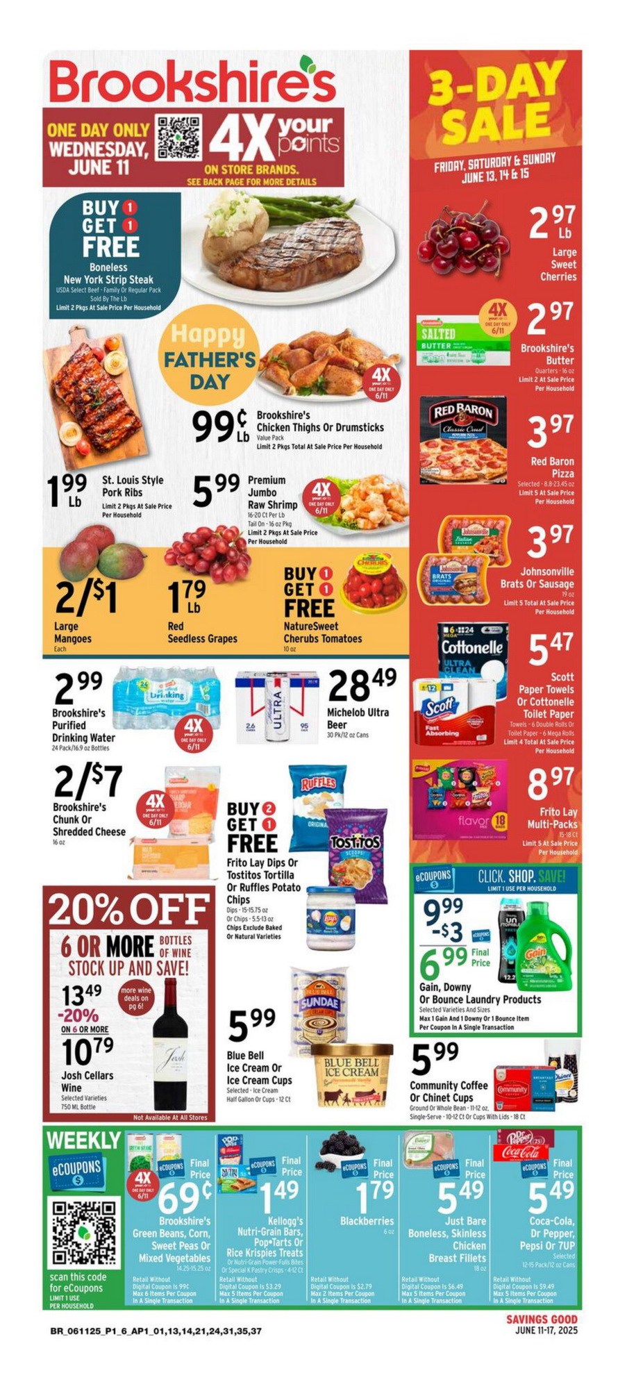 Brookshire's Weekly Ad Jun 11 – Jun 17, 2025