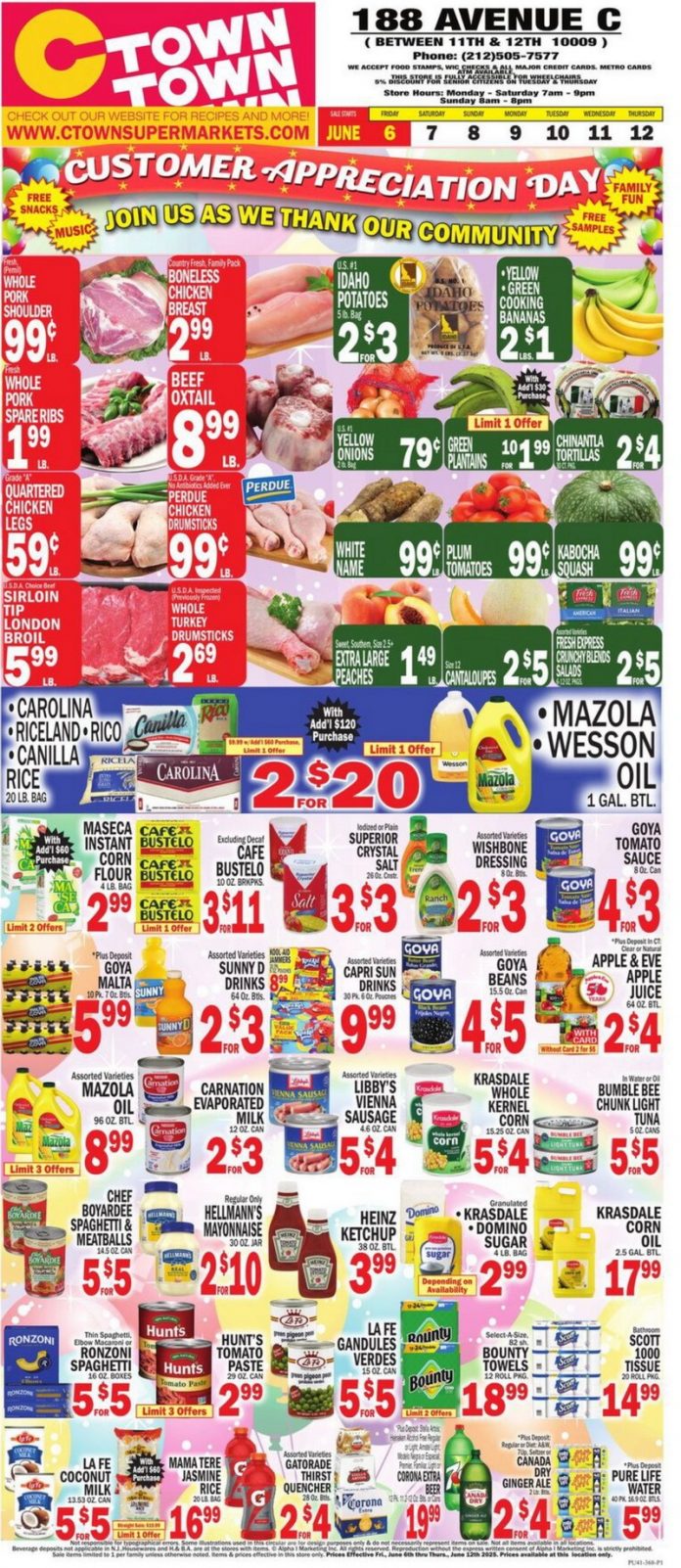C-Town Weekly Ad Jun 06 – Jun 12, 2025