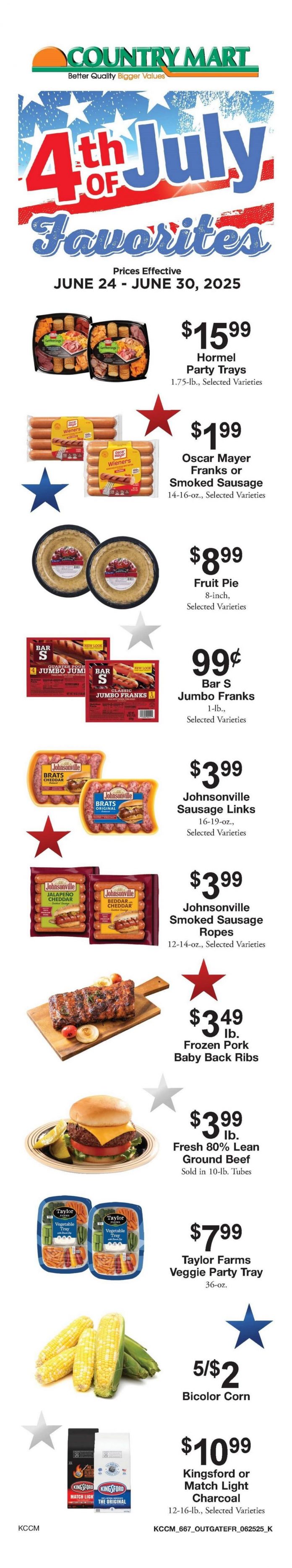 Country Mart Weekly Ad Jun 24 – Jun 30, 2025