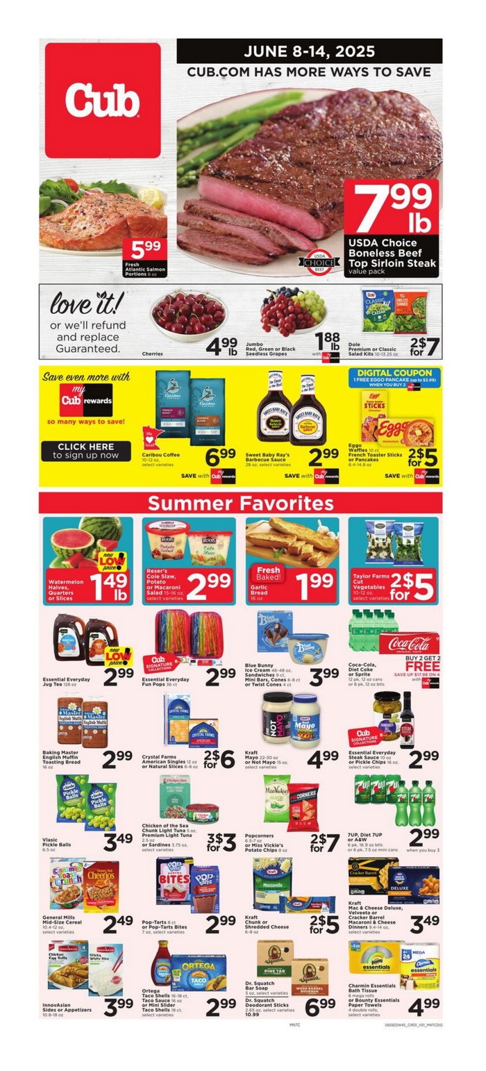 Cub Foods Weekly Ad Jun 08 – Jun 14, 2025 (Father's Day Promotion ...