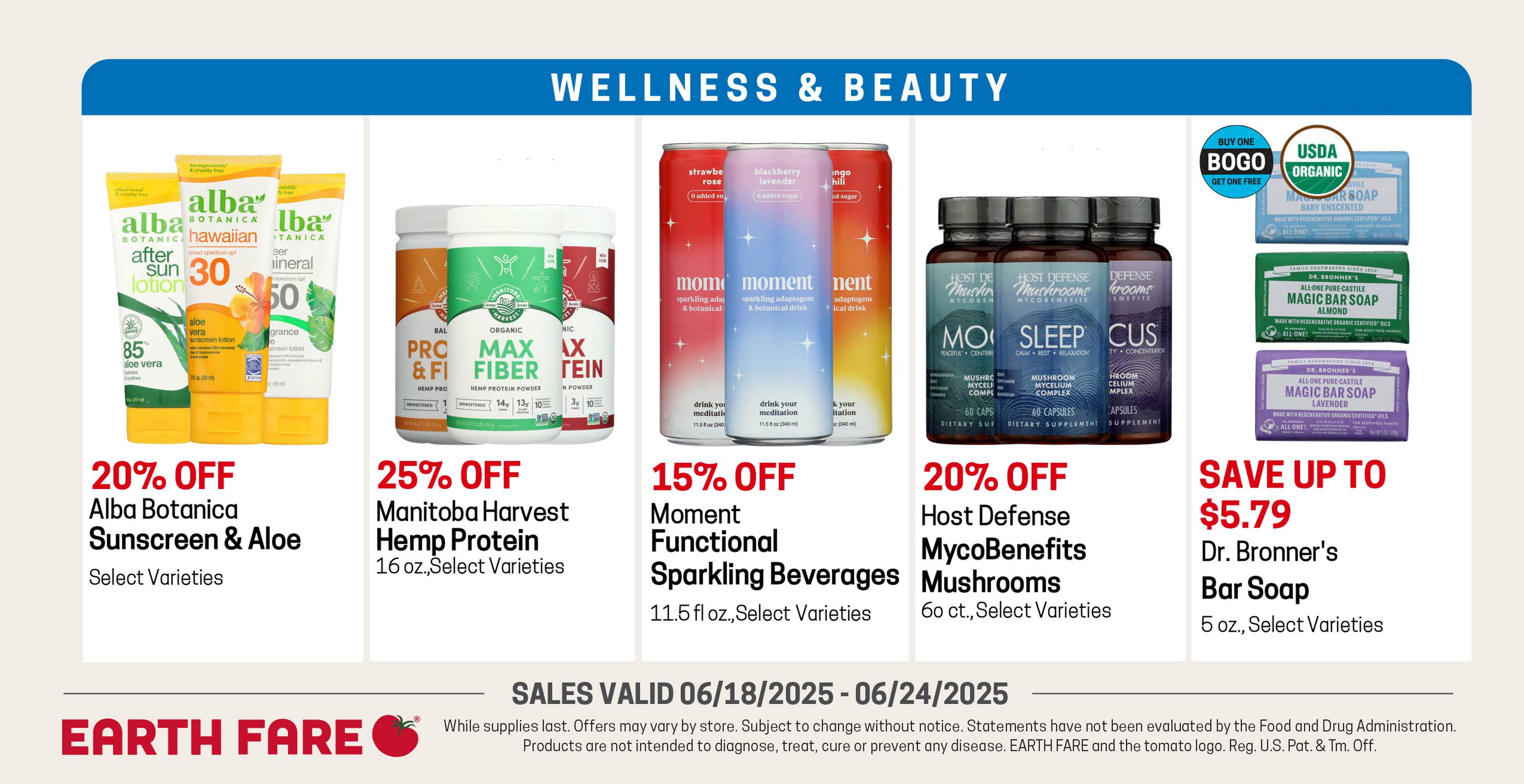 Earth Fare Weekly Ad Jun 18 – Jun 24, 2025