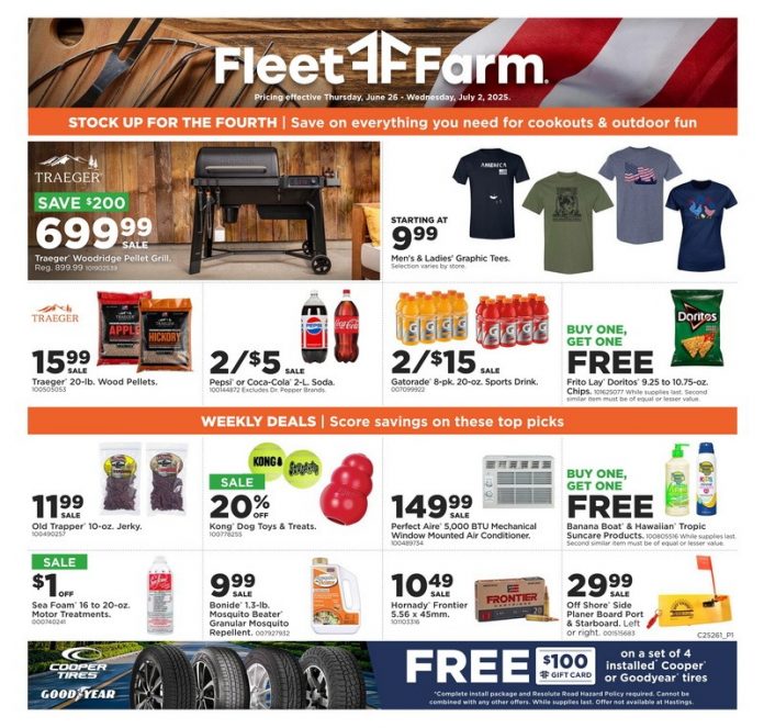 Fleet Farm Weekly Ad Jun 26 – Jul 02, 2025 (4th of July Promotion Included)