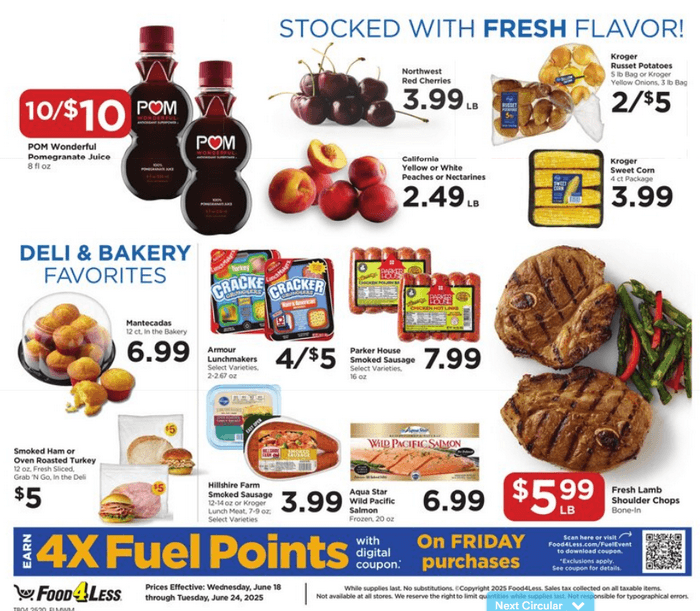 Food 4 Less Weekly Ad Jun 18 – Jun 24, 2025