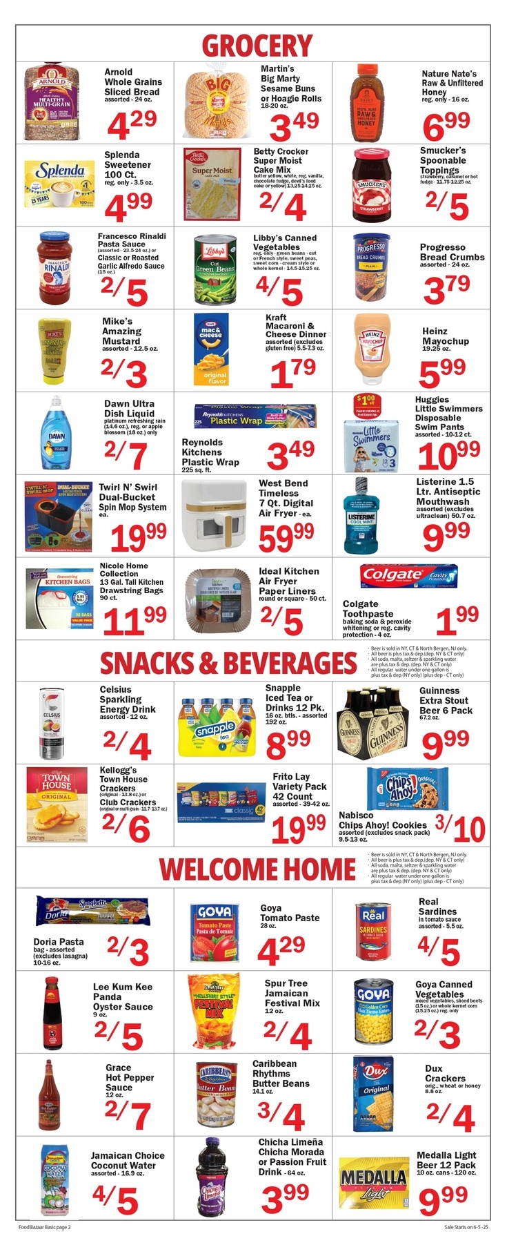 Food Bazaar Weekly Ad Jun 05 – Jun 11, 2025