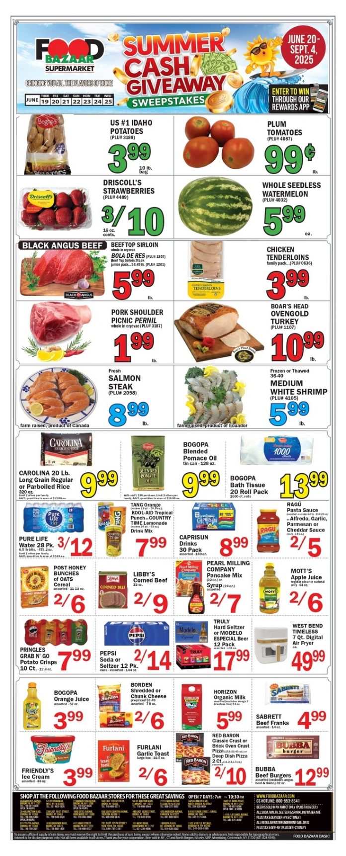 Food Bazaar Weekly Ad Jun 19 – Jun 25, 2025