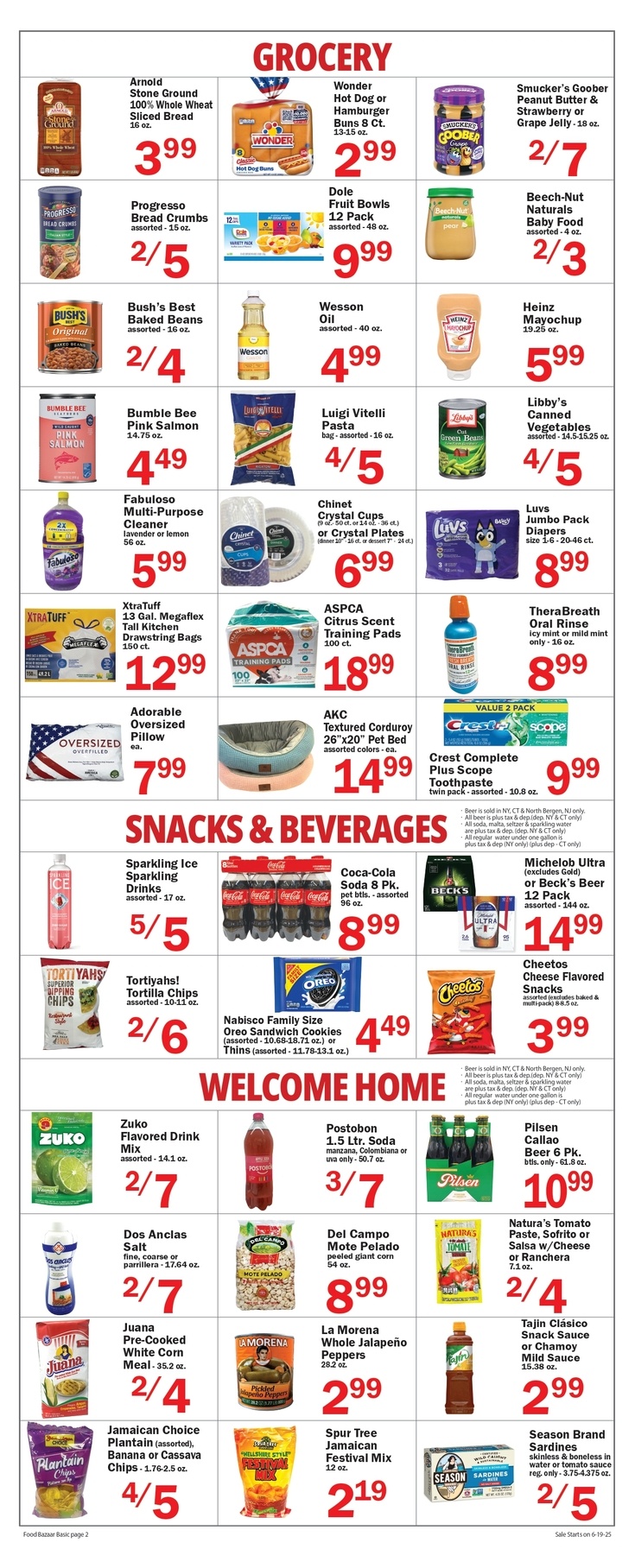 Food Bazaar Weekly Ad Jun 19 – Jun 25, 2025