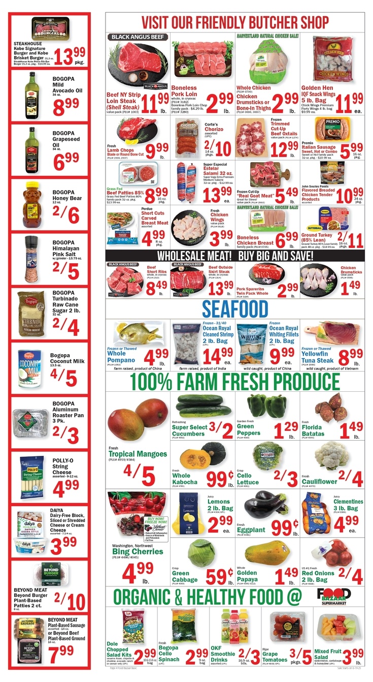 Food Bazaar Weekly Ad Jun 19 – Jun 25, 2025