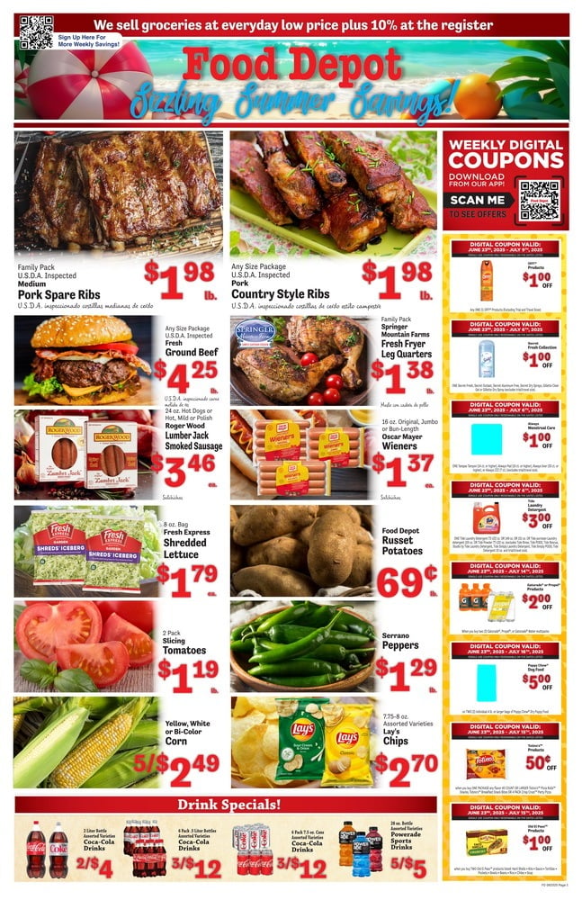 Food Depot Weekly Ad Jun 23 – Jun 29, 2025