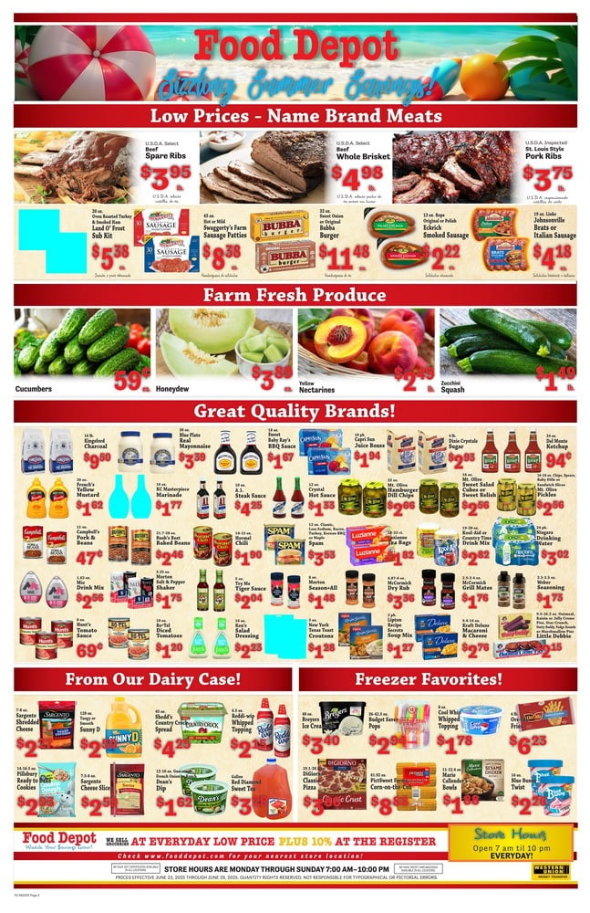 Food Depot Weekly Ad Jun 23 – Jun 29, 2025