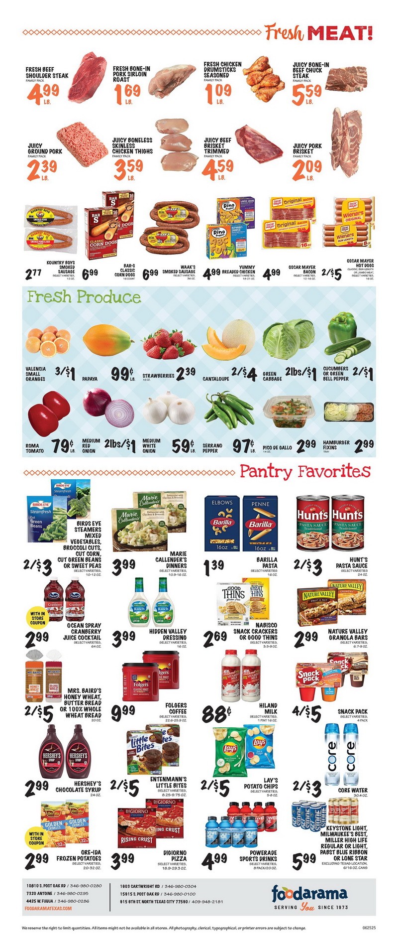 Foodarama Weekly Ad Jun 25 – Jul 01, 2025