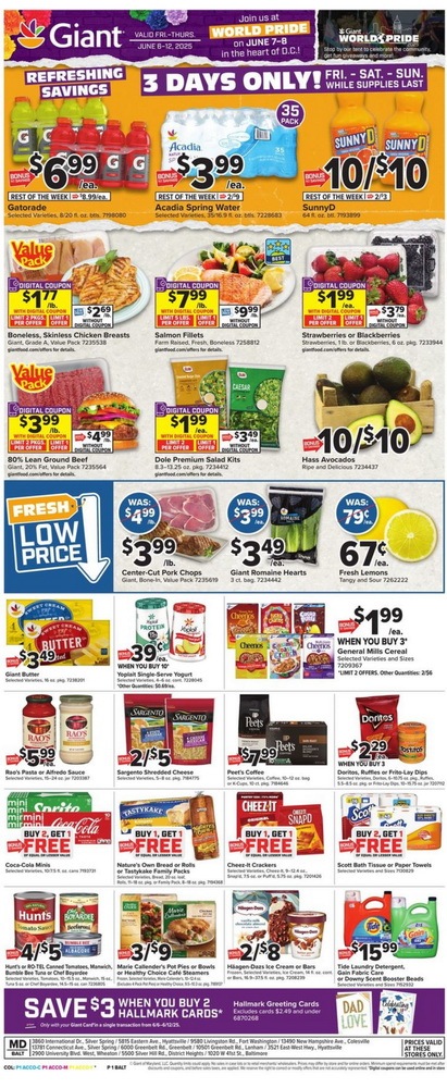Giant Food Weekly Ad Jun 06 – Jun 12, 2025