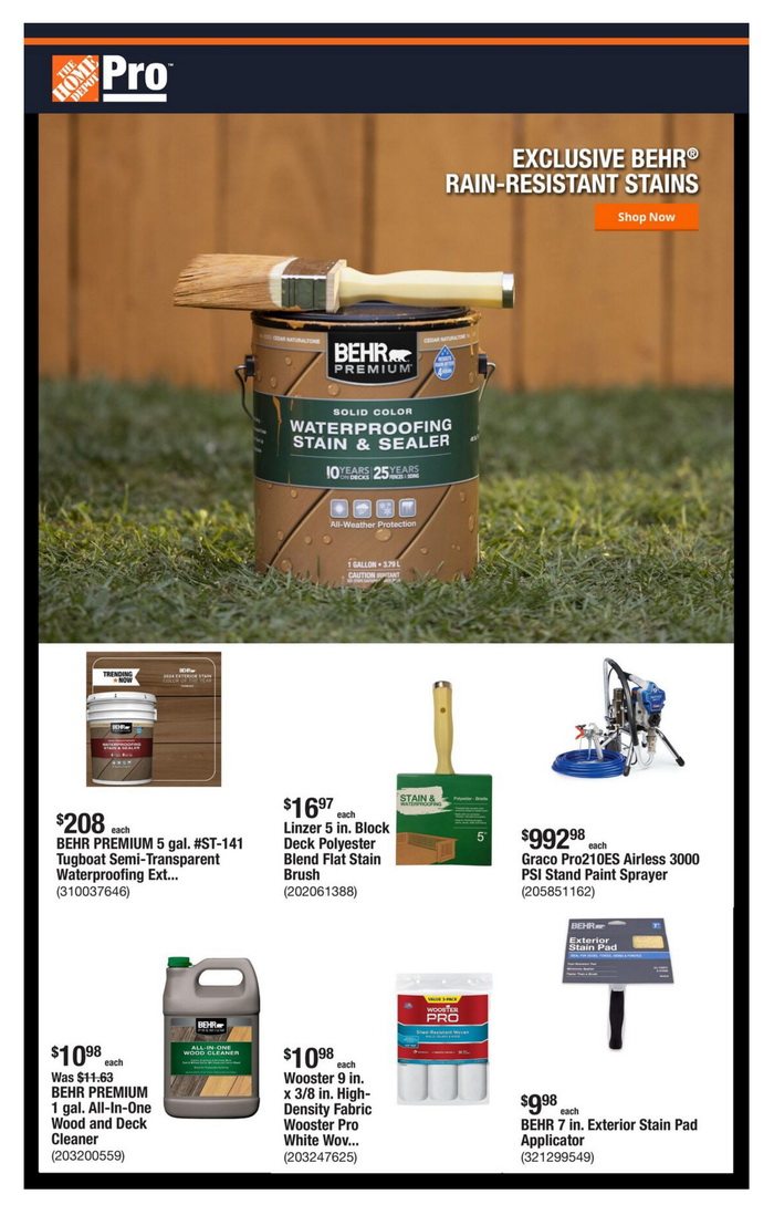 Home Depot Pro Weekly Ad Jun 02 – Jun 09, 2025