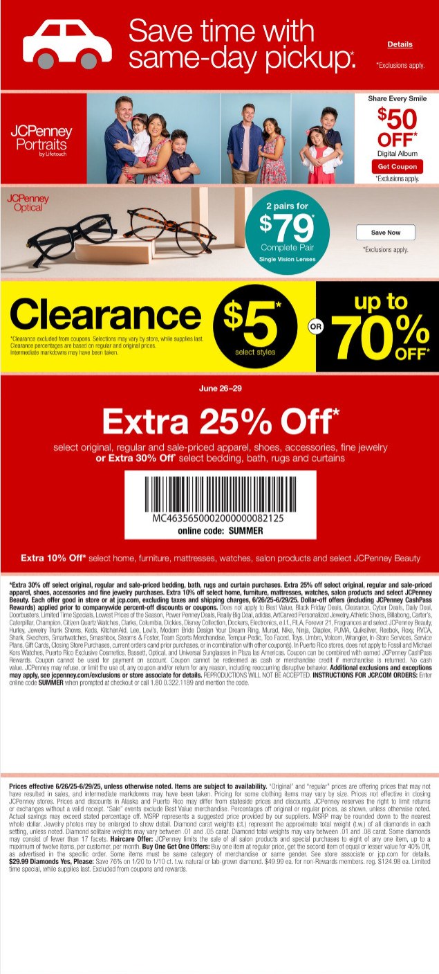 JCPenney Store Ad Jun 26 – Jun 29, 2025
