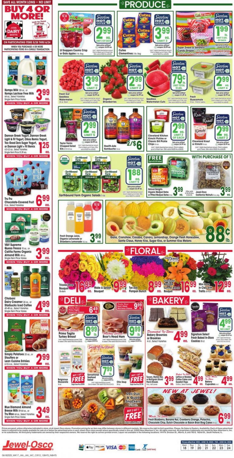 Jewel Osco Weekly Ad Jun 18 – Jun 24, 2025