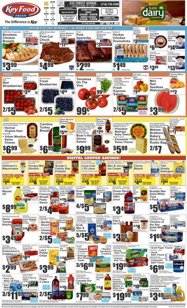 Key Food Weekly Ad Jun 06 – Jun 12, 2025