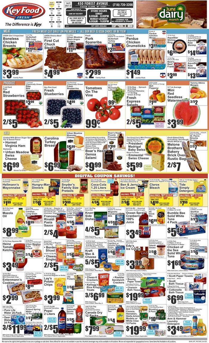 Key Food Weekly Ad Jun 06 – Jun 12, 2025