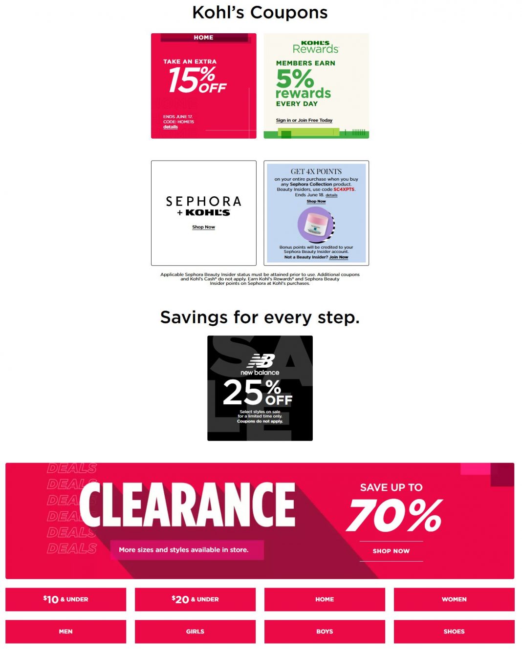 Kohl's Coupon Ad Until Jun 18, 2025