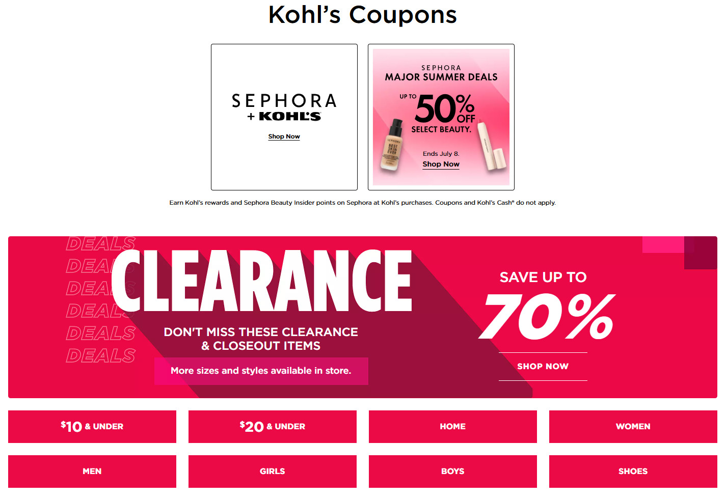 Kohl's Coupon Ad Until Jul 08, 2025