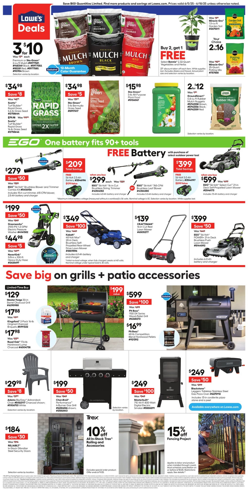 Lowe's Weekly Ad Jun 05 – Jun 18, 2025