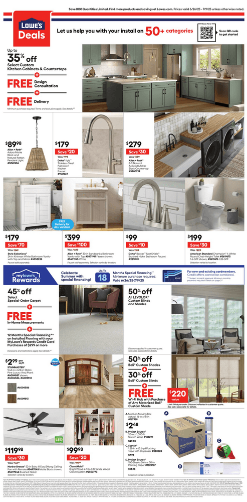 Lowe's Weekly Ad Jun 26 – Jul 09, 2025 (4th of July Promotion Included)