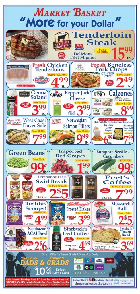 Market Basket Weekly Ad Jun 08 – Jun 14, 2025