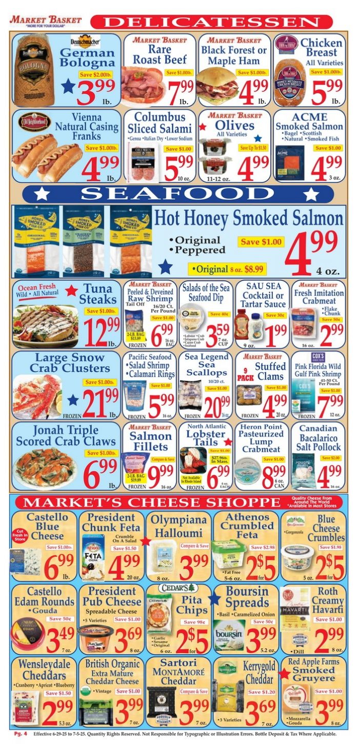 Market Basket Weekly Ad Jun 29 – Jul 05, 2025 ( 4th of July Promotion ...