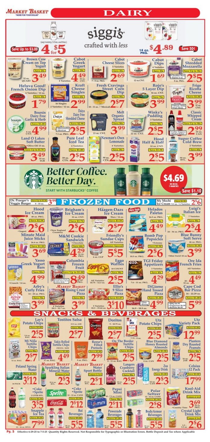 Market Basket Weekly Ad Jun 29 – Jul 05, 2025 ( 4th of July Promotion ...