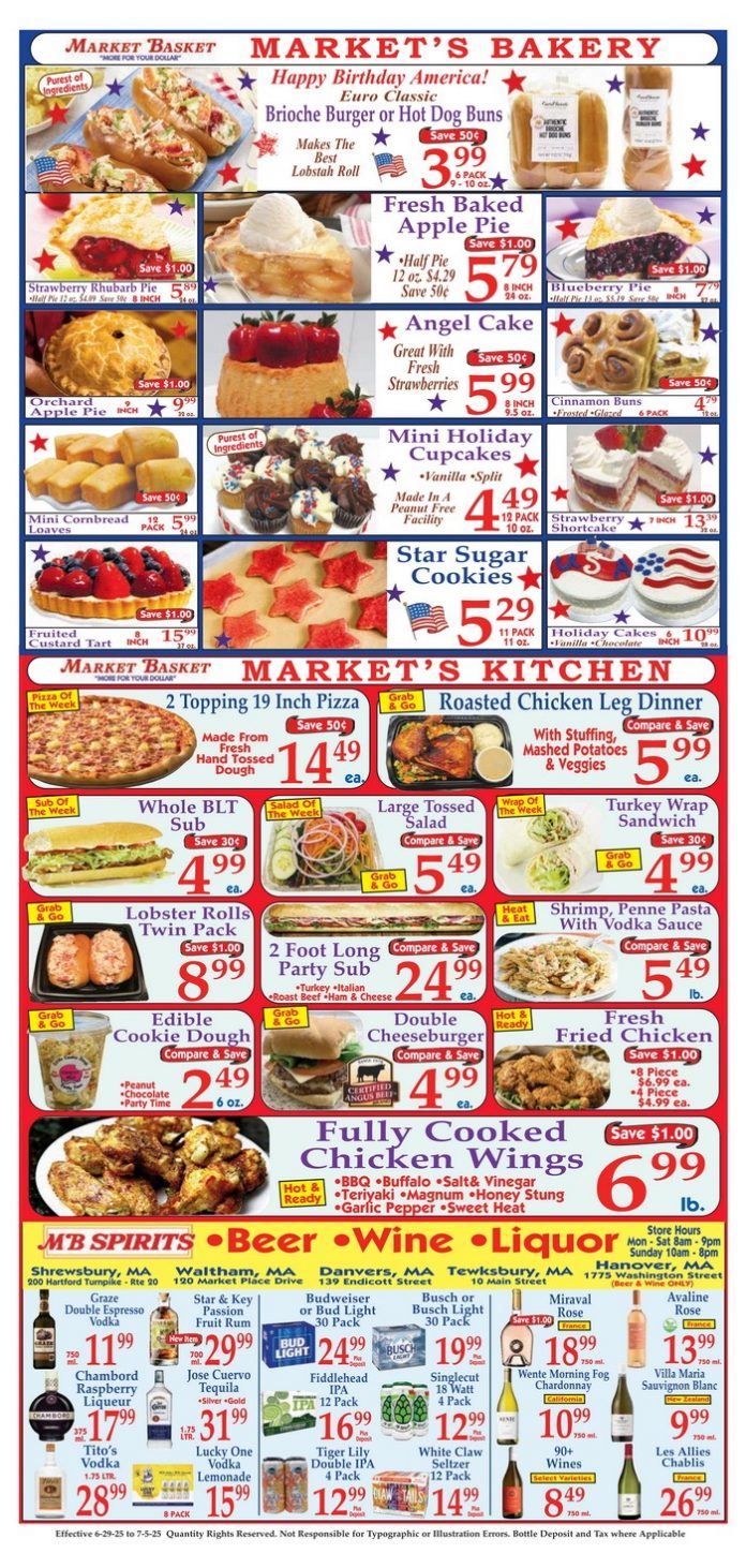 Market Basket Weekly Ad Jun 29 – Jul 05, 2025 ( 4th of July Promotion ...