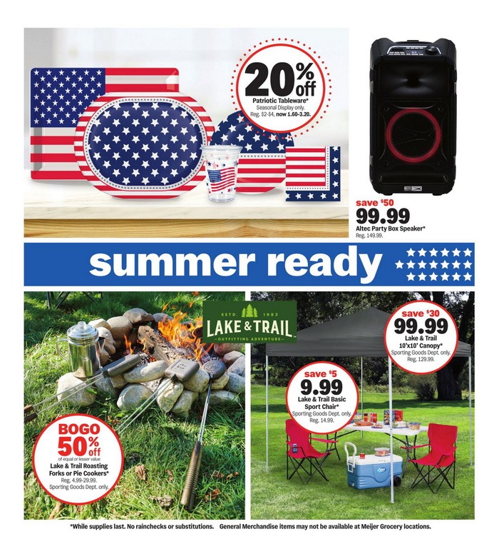 Meijer 4th of July Sale Jun 22 – Jul 05, 2025
