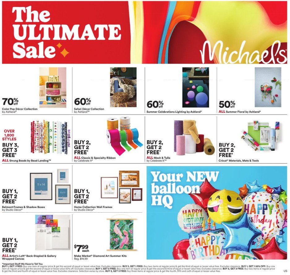 Michaels Weekly Ad Jun 06 – Jun 15, 2025
