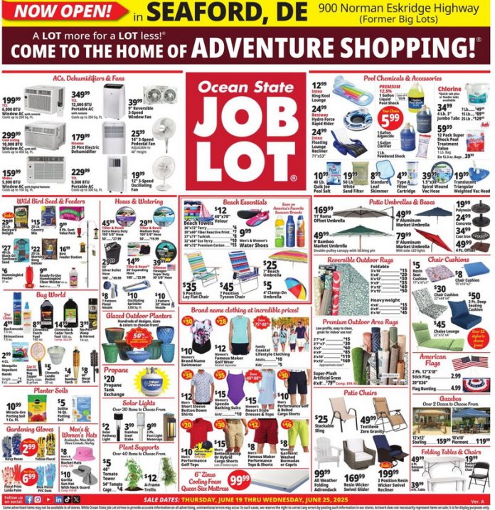Ocean State Job Lot Weekly Ad Jun 19 – Jun 25, 2025