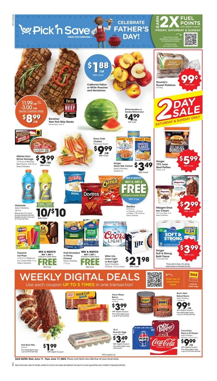 Pick 'n Save Weekly Ad Jun 11 – Jun 17, 2025 (Father's Day Promotion ...