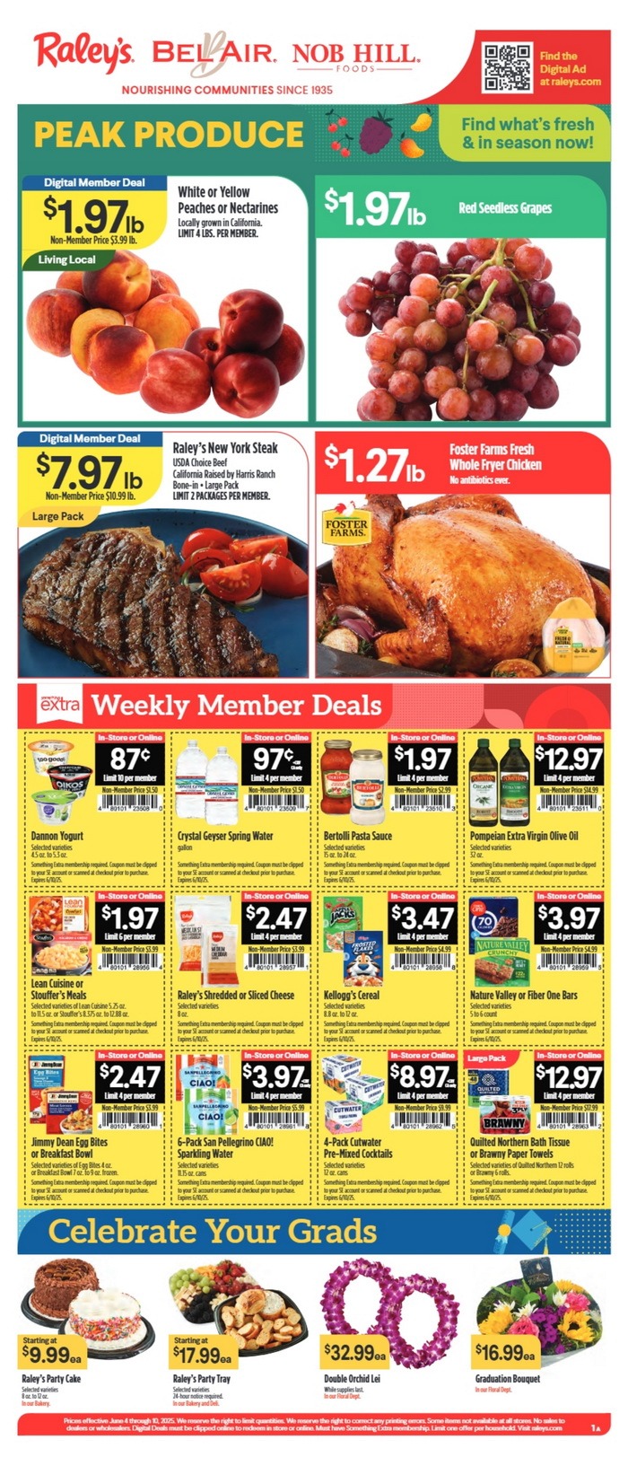 Raley's Supermarkets Weekly Ad Jun 04 – Jun 10, 2025