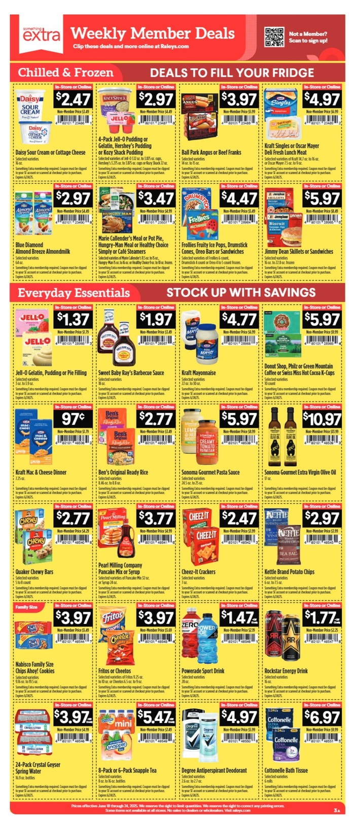 Raley's Supermarkets Weekly Ad Jun 18 – Jun 24, 2025