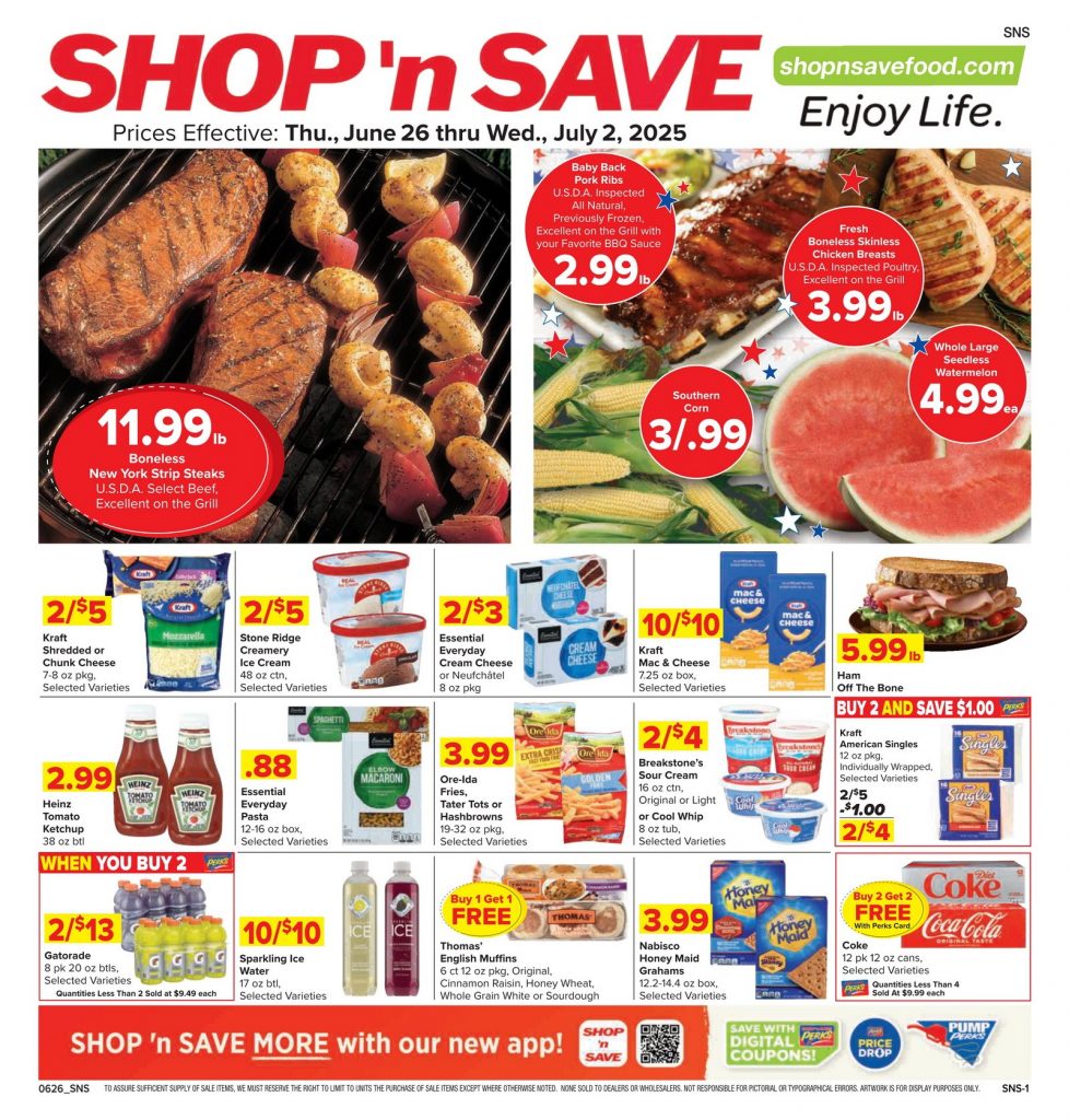 SHOP 'n SAVE Weekly Ad Jun 26 – Jul 02, 2025