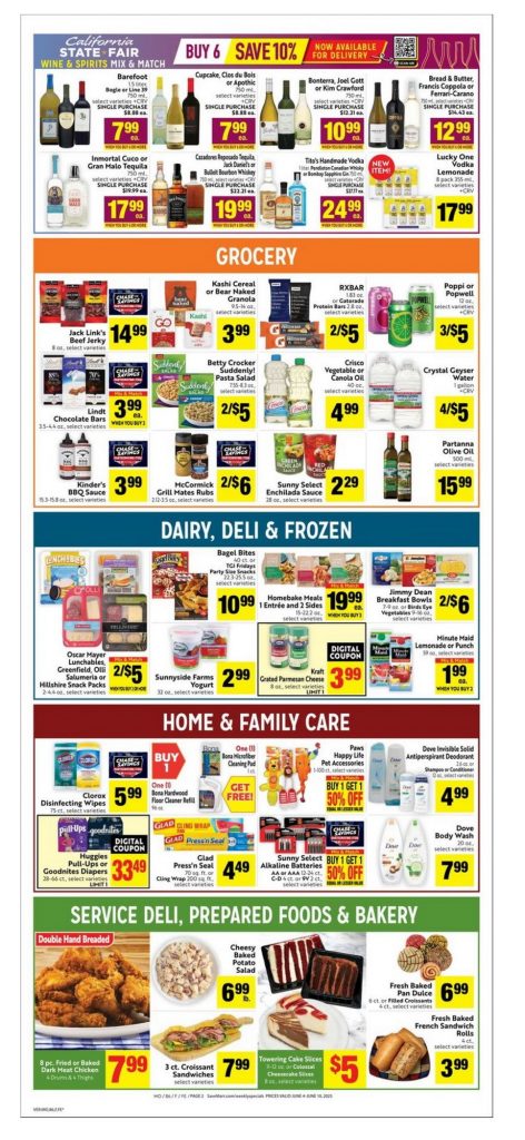 Save Mart Supermarkets Weekly Ad Jun 04 – Jun 10, 2025