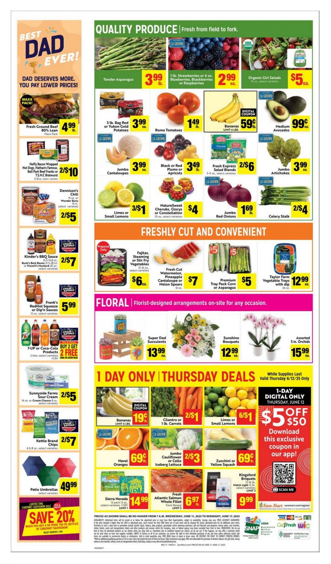 Save Mart Supermarkets Weekly Ad Jun 11 – Jun 17, 2025